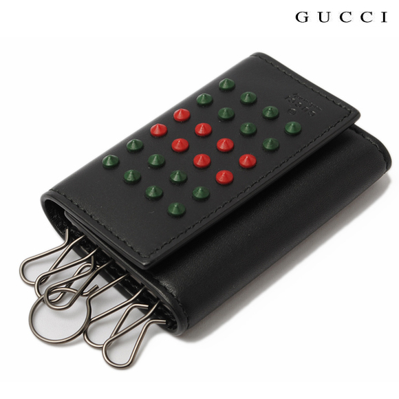 Gucci | Bags | Gucci Key Case Studs Black | Poshmark